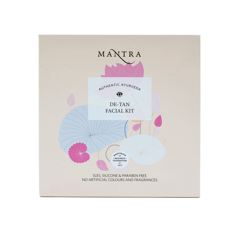 De Tan Facial Kit | De-Tan Scrub & Pack for Oily Skin